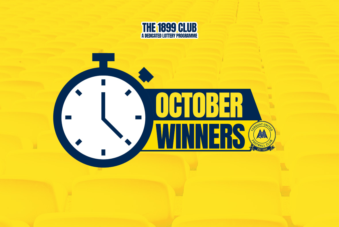 1899 Club | October Winners Announced | Torquay United